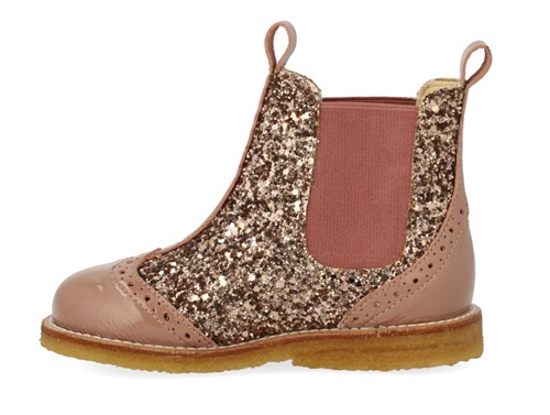 Køb Angulus støvlette chelsea clay med glimmer | 669,95 DKK